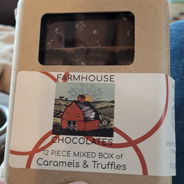 4 Piece Box Chocolate Covered Salted Caramels (dark Chocolate, Organic ...