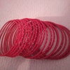 4 Seashell Bangles Seashell Bangles Gorgeous Handcrafted Silk Thread ...