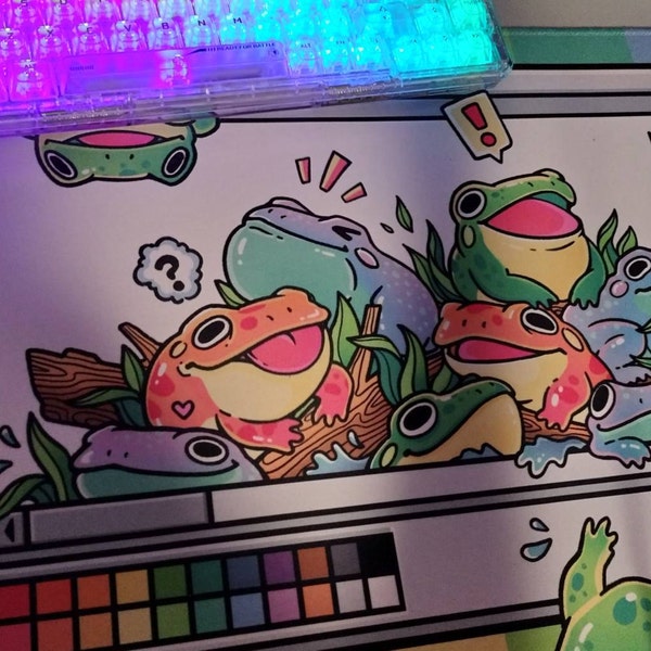 Frogs.jpg Playmat // Deskmat and Mousepad // Accessories for MTG - Etsy