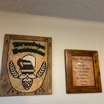 Skyrim Shop Sign Drunken Huntsman - Etsy