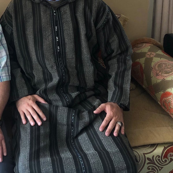 Luxury Medium Weight Long Sleeve Warm Moroccan Gandora Khandora ...