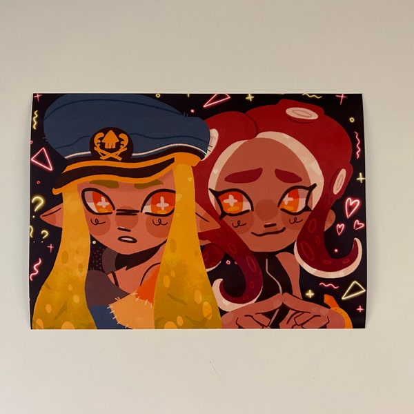 Splatoon Octo Expansion Pairs Prints - Etsy