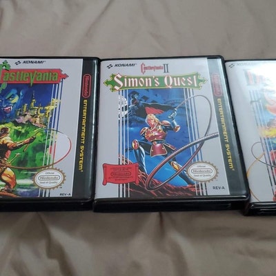 NINTENDO NES Custom Replacement Game Storage Case and Art, 100's of ...