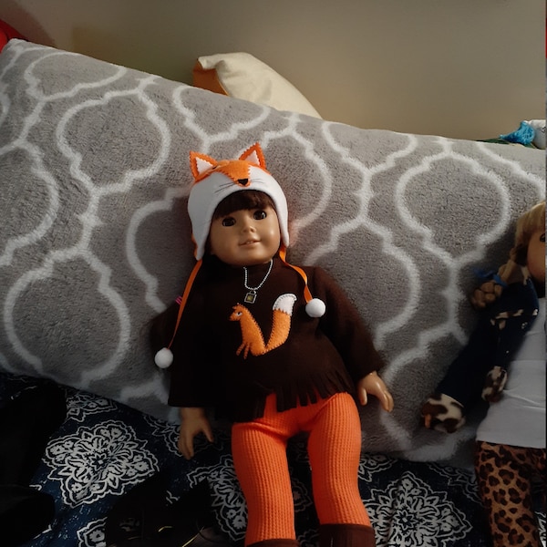 Foxy - Clothes Fits 18 Inch Doll - 4 Piece Doll Outfit - Hat, Blouse ...