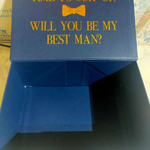 Time to Suit Up! Will You Be My Best Man? Groomsman, Best Man Gift ...