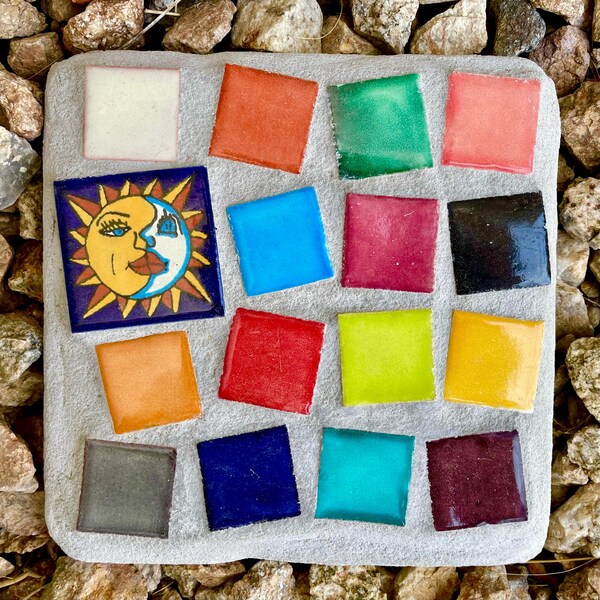 Raised Texture blue Celtic Rose Mexican Talavera Ceramic Tiles 4.25 X 4 ...