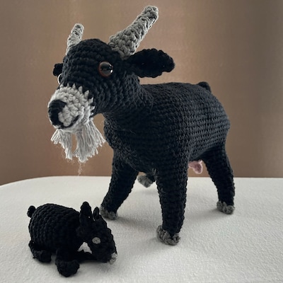Goat With Kid Crochet Pattern - Etsy