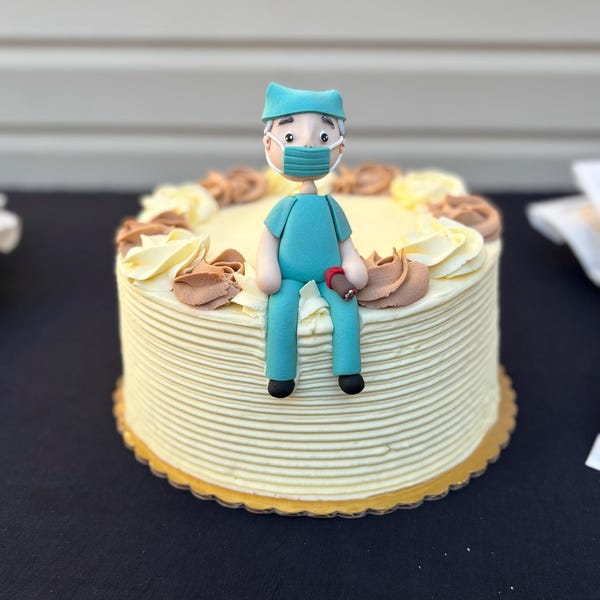 Doctor Cake Topper , Medical Cake Topper , Nurse Doctor Fondant Topper ...