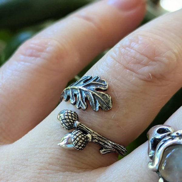 Sterling Silver Adjustable Lily of the Valley Ring, Garden Jewelry ...
