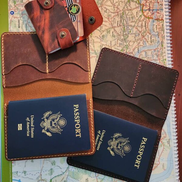 Custom Mother Days Gift Gray Front Packet Minimalist Leather Wallet ...