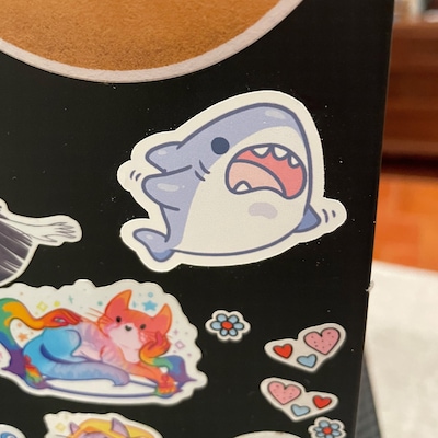 Cute Shark Sticker Set, Baby Shark Stickers - Etsy