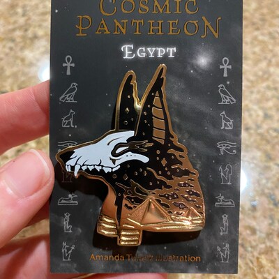 Anubis Enamel Pin Cosmic Pantheon Egypt, Egyptian Gods, Egyptian ...