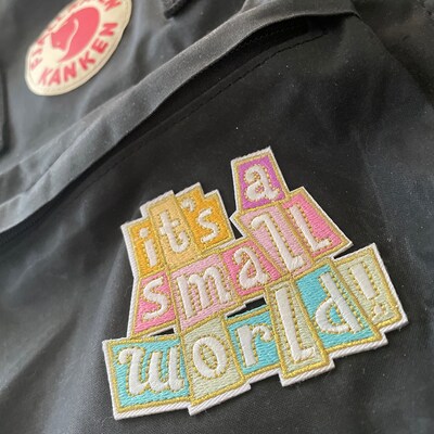 IRON ON PATCH / It's a Small World Inspired Disney Mickey - Etsy