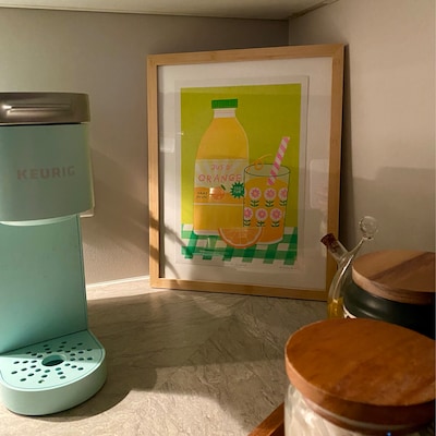 Breakfast Comic A4 Risograph Print - Etsy