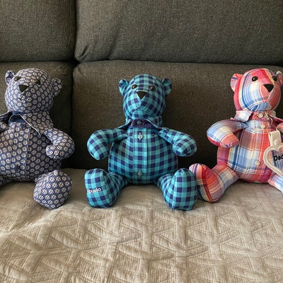 Memory Keychain Made From a Loved Ones Clothing - Etsy