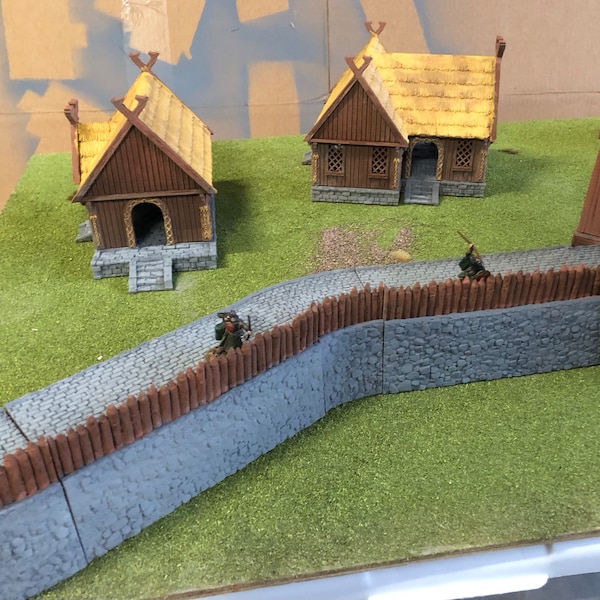 Rohan Inspired Walls | Kingdom of Saxonia | Celtic | Saxon | Mesbg - Etsy