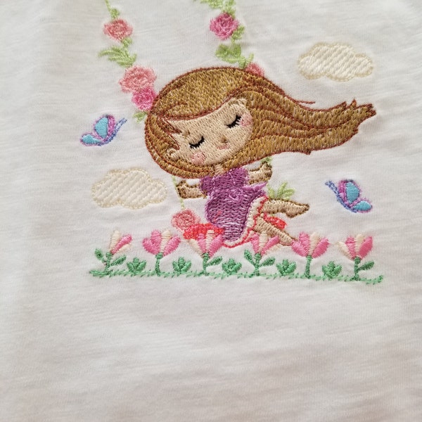 Fairy Embroidery Designs - Baby Girl Embroidery Design Machine ...