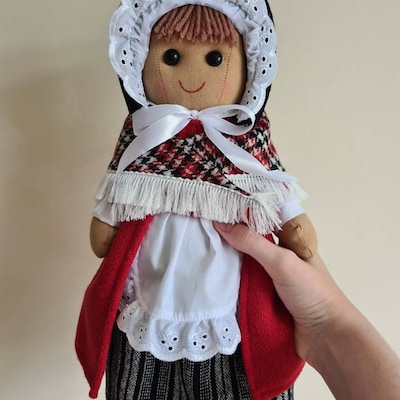 Welsh Lady Doll, St Davids Day Rag Doll Can Be Personalised ...