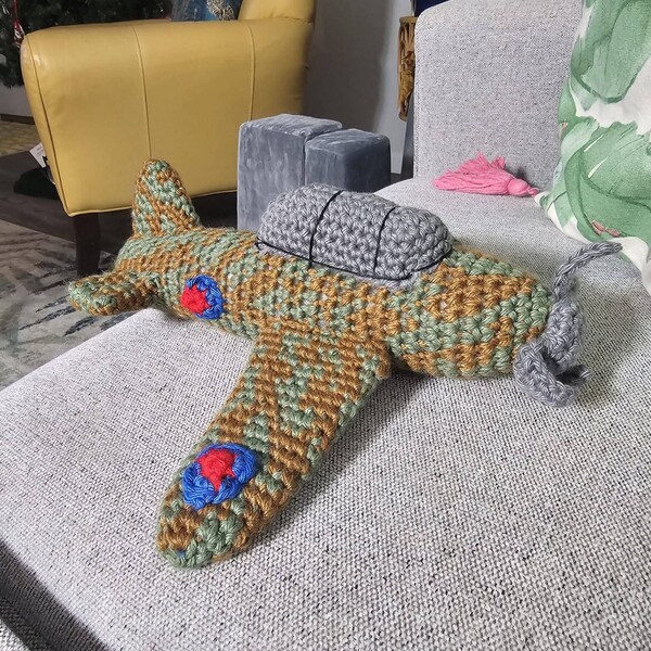 WW2 Spitfire Crochet Pattern PDF Only - Etsy UK