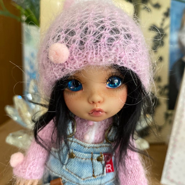 Wig for Pukifee 14cm - 1/4 Scale Doll Hair - Wool Wig 5.5" - Ever After ...