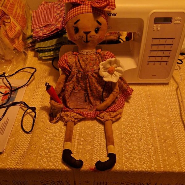 Sweet Bunny Girl, 20" Cloth Doll Making Pattern by Maureen Mills of ...