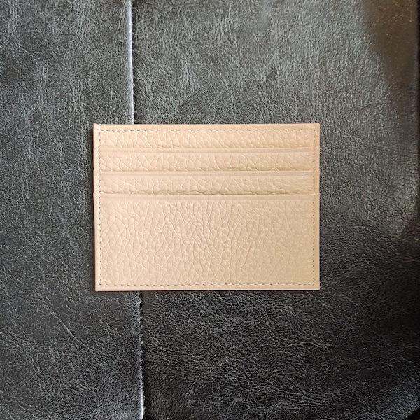 Slim Fine Leather Card Holder, Our Complete Range of Colours, Real ...