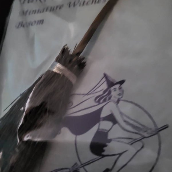 Witches Besom Lucky Charm Mini Besom Broom Altar Pagan Witchcraft - Etsy