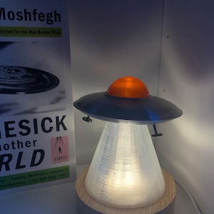 Retro Futuristic Rocket Space Ship / Spaceship LED Lamp Free - Etsy