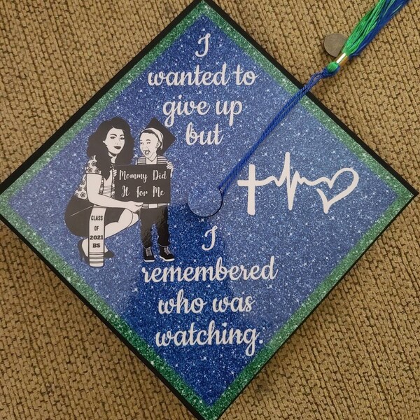Graduation Cap Topper/ FAMILY/SON/MOM - Etsy