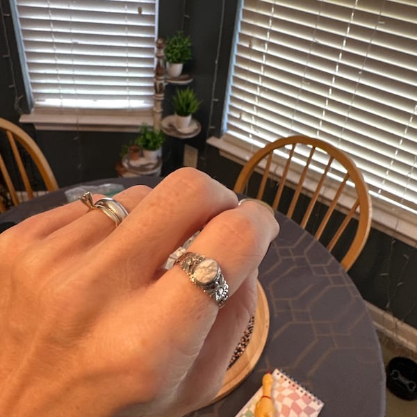 Small Western Ring With Turquoise // 925 Sterling Silver // Sizes 5 to ...