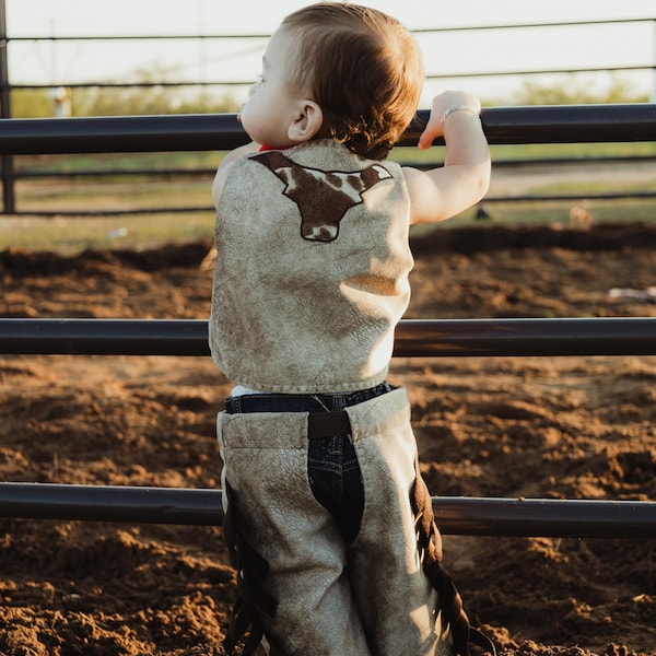 Baby/toddler Western Chaps & Vest Outfit/costume - Etsy