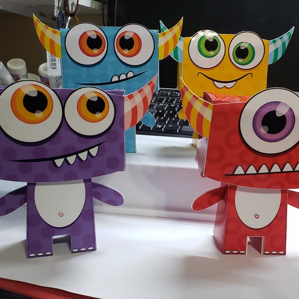 Printable Popcorn & Sweet 'movie Night' Boxes PDF File - INSTANT ...