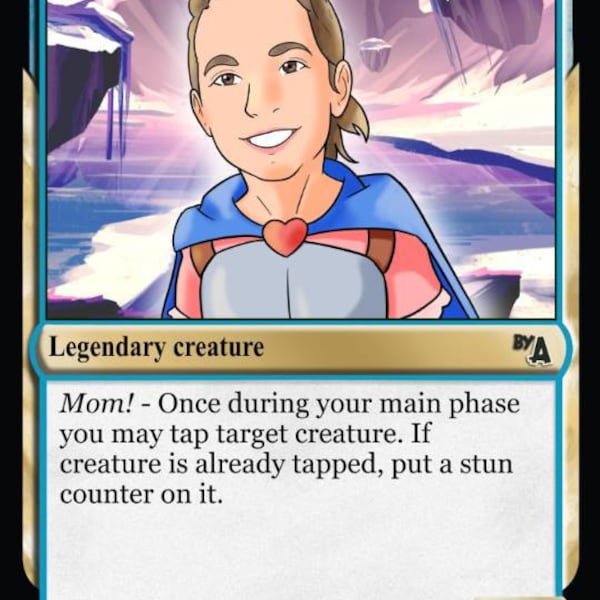 10x Custom MTG Card 2.5x3.5", Magic the Gathering Illustration ...