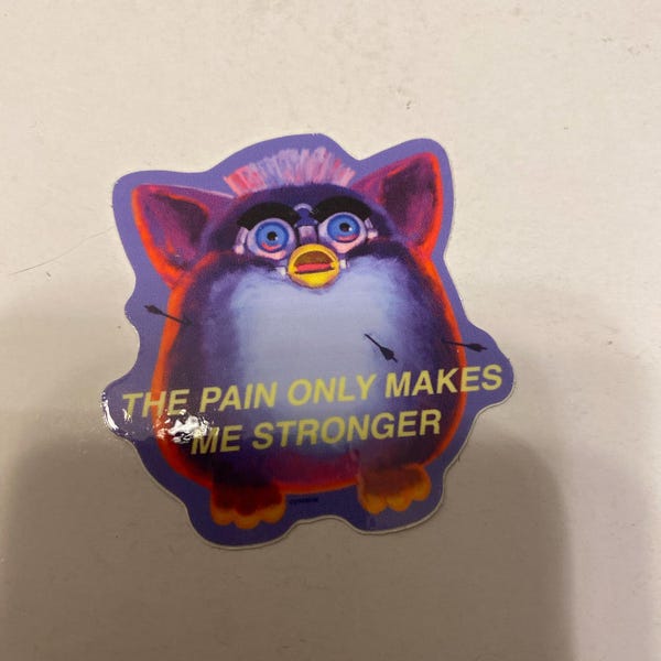 PAIN - Gloss Vinyl Sticker - Etsy