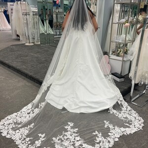 Royal Length Veilbridal Veilwedding Veilveil With - Etsy