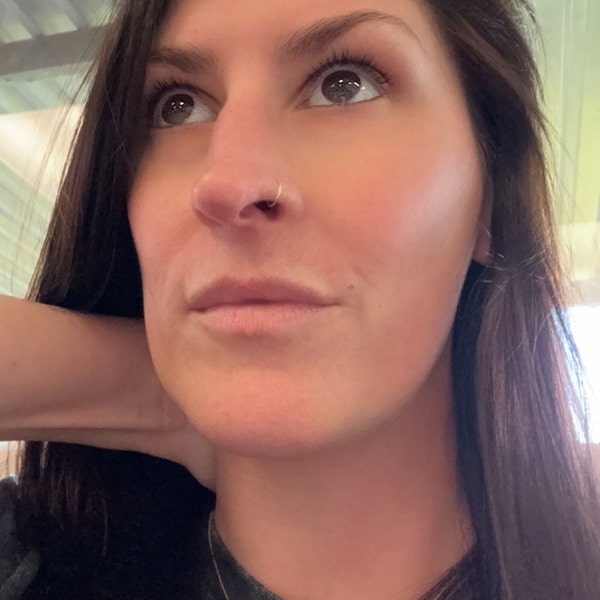 14k Solid Gold Nose Hoop, 6mm, 7mm, 8mm, 9mm 20g Hoop Snug Nose Ring ...