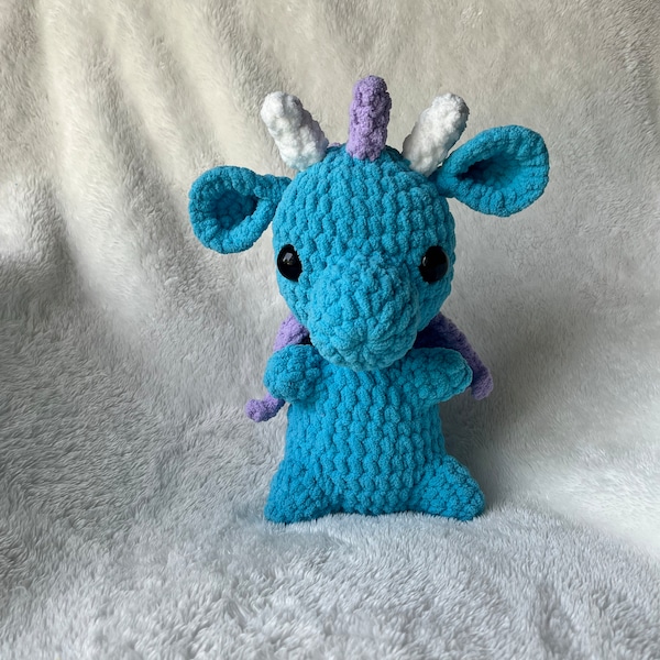 Kawaii Dragon | Mythical Creature | Beginner Crochet Amigurumi Pattern ...