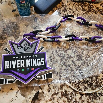 Custom 3D Printed Turnover Oversized Sports Chains MVP Player of the ...