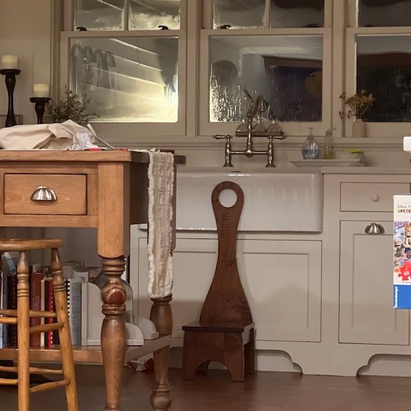 Step Stool With Handle / Wood Bench / Solid Hardwood! (not Plywood ...