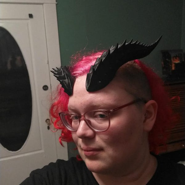 Lightweight Costume Spikey Boi Horns - Etsy