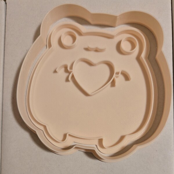 Frog Cookie Cutter | Animal Cookie Cutter Stamp Set | Love Heart Frog ...