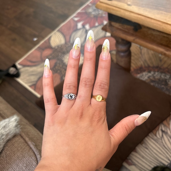 14K Gold Birthstone Ring, Birth Flower Ring, Gold Ring, Custom Floral ...