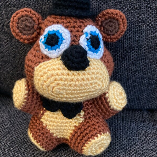 Freddy Fazbear Plush Crochet Pattern - Etsy