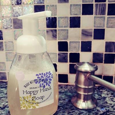The Happy Hand Soap/all Natural Soap/gentle Foaming Hand Soap ...