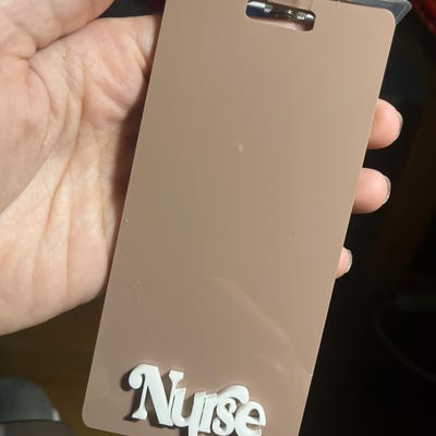 Ultrasound RDMS Pca Cna Badge Backer for Medical Professional, Teacher ...