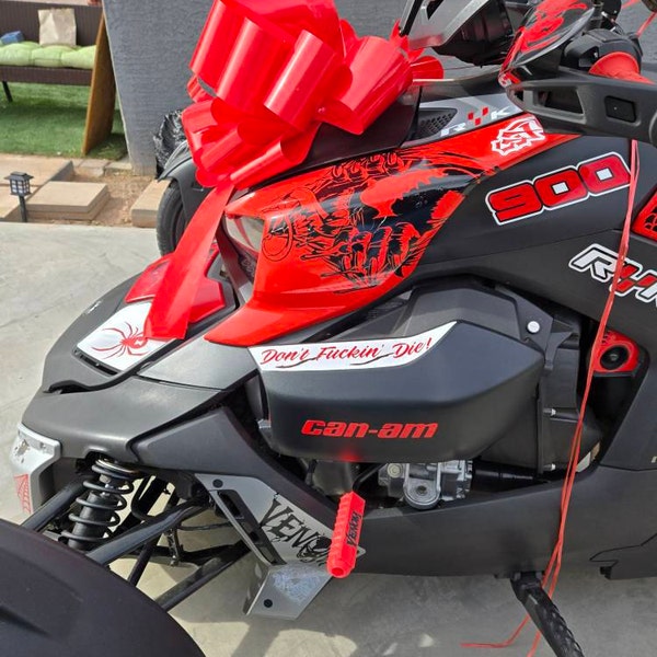 Hood Panel Decals Name Decals Ryker Motorcycle Custom Vinyl Decal ...