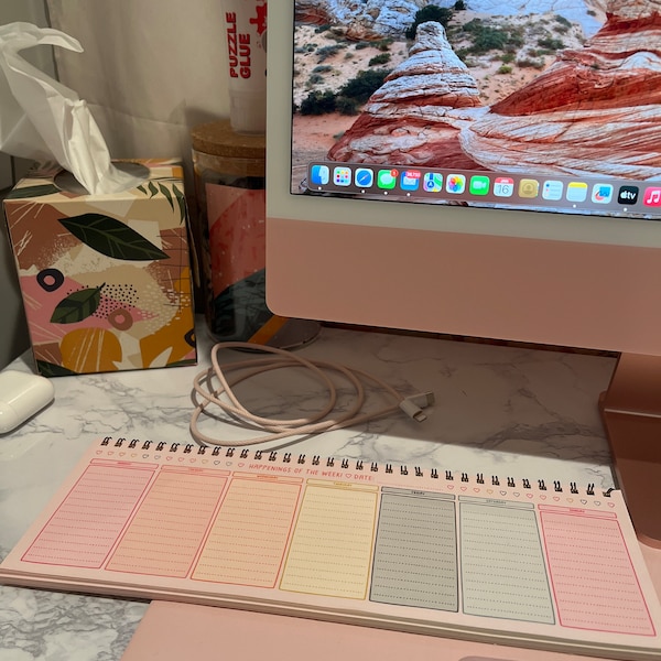 Blush Pink Desk Set - Etsy