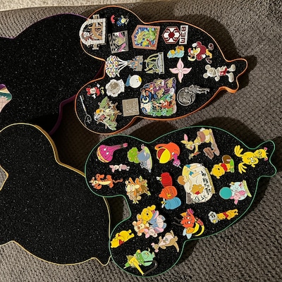 Disney Mickey Balloon Pin Display Board With Color Edges, Pin Trading ...