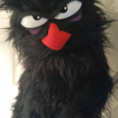 Sr. VINALIN the Peaceful Blue Monster Hand Puppet - Etsy