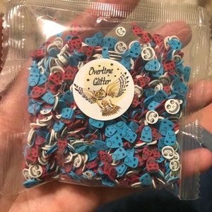 Middle Finger Silver Holographic Shape Chunky Confetti - Etsy